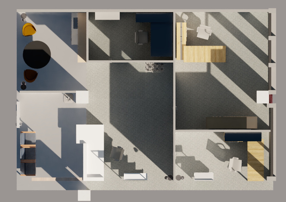 As-Built Measuring Services | 3D PLAN RENDERED OVERHEAD